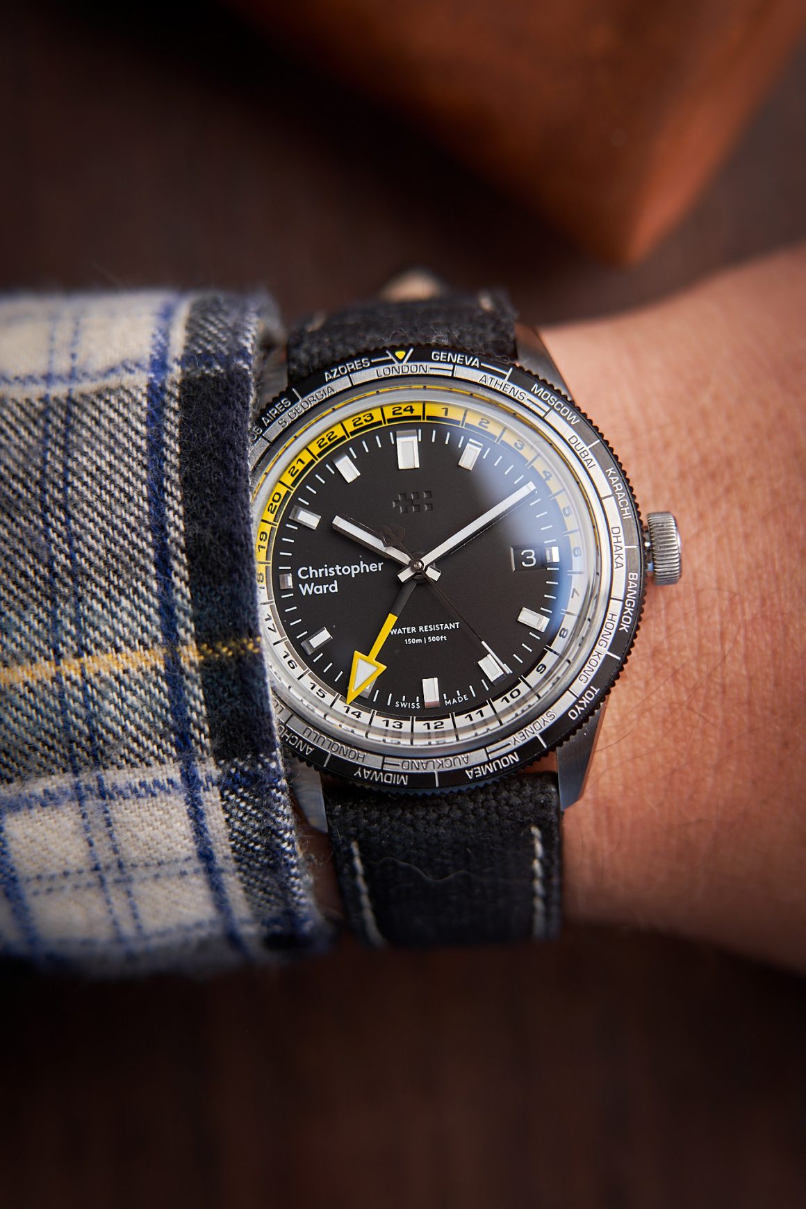 Christopher Ward C65 GMT Worldtimer Review - Watch Clicker