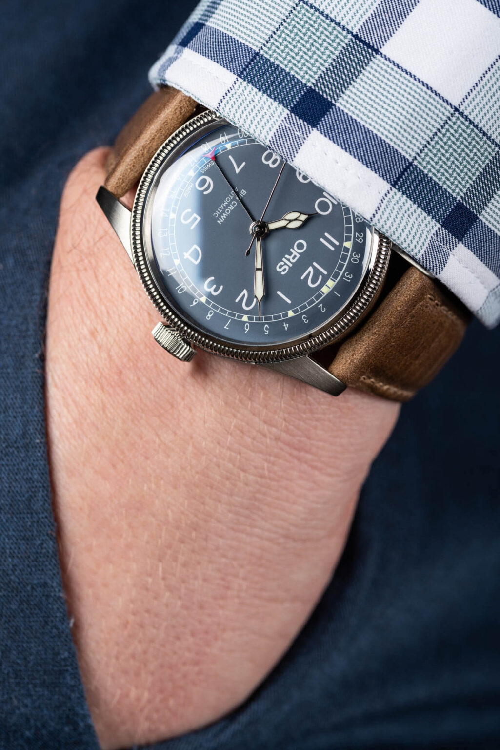 Oris Big Crown Pointer Date Blue Dial Review - Watch Clicker