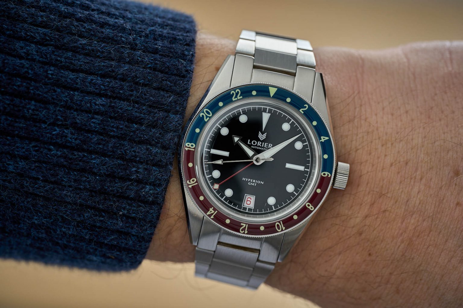 Lorier Hyperion 38mm GMT Review - Watch Clicker