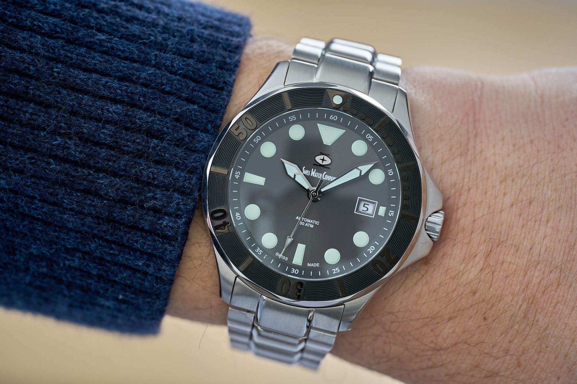 Swiss Watch Company MKII Diver 44mm Review - Watch Clicker