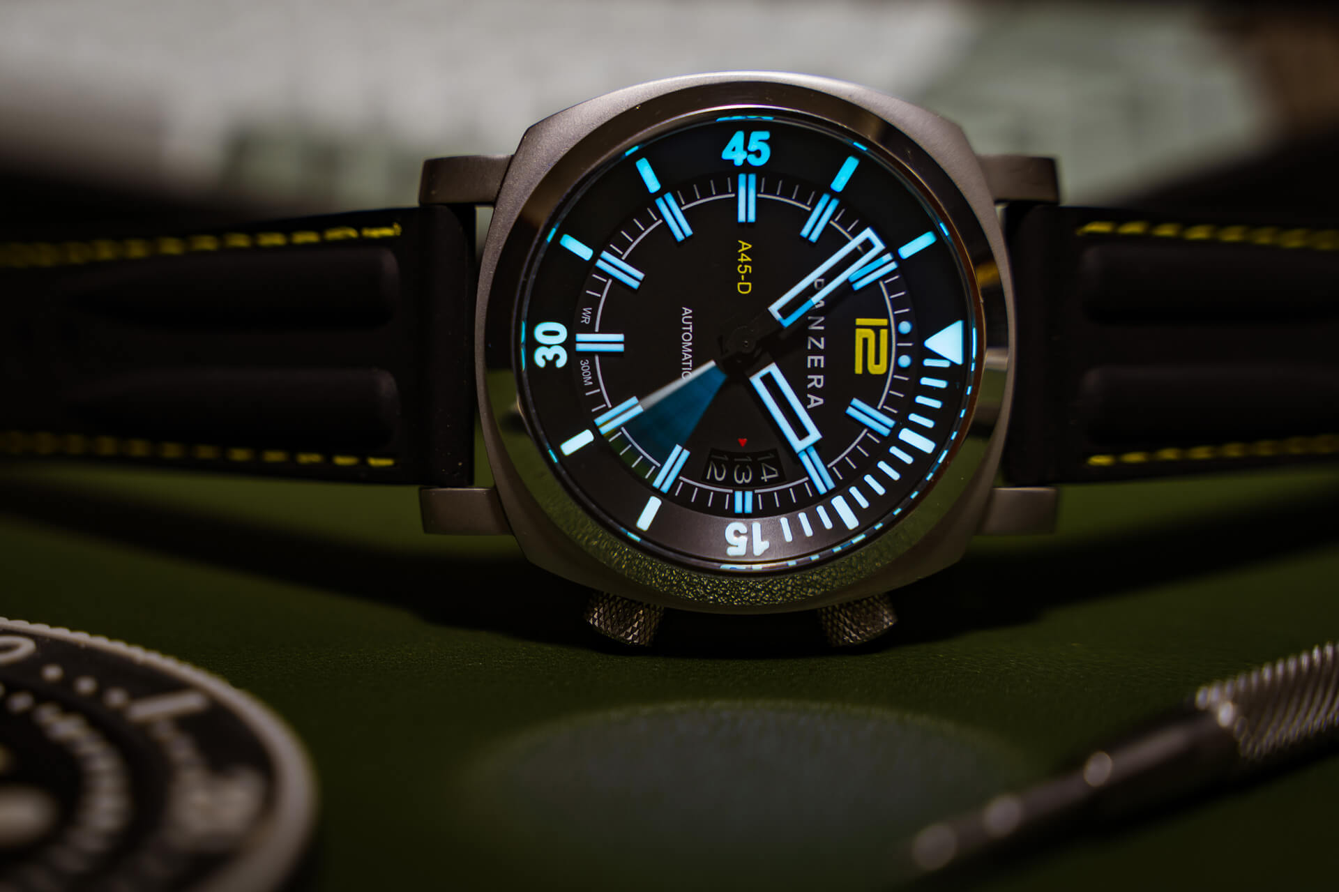 Panzera Aquamarine Pro Diver 45mm Review - Watch Clicker